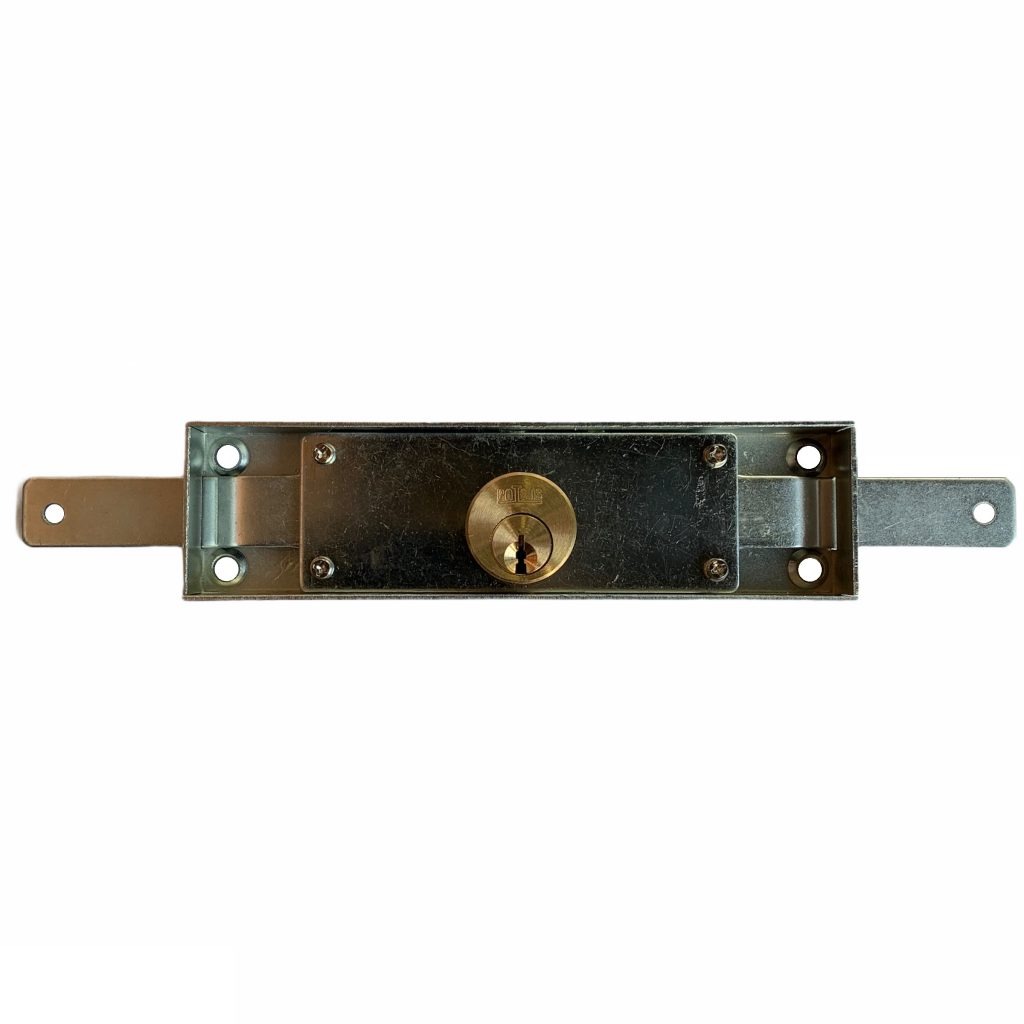 HORIZONTAL CENTRE SHUTTER LOCK 155mm x 42mm - North East Lock & Key
